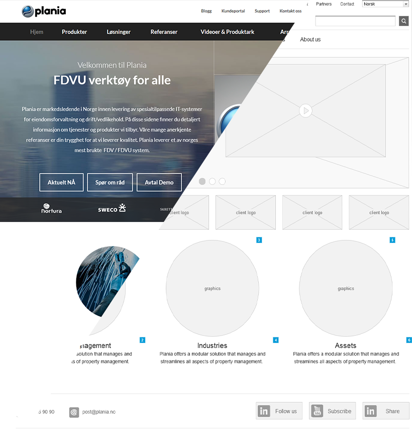 How we do it: Plania - developing modern corporate website